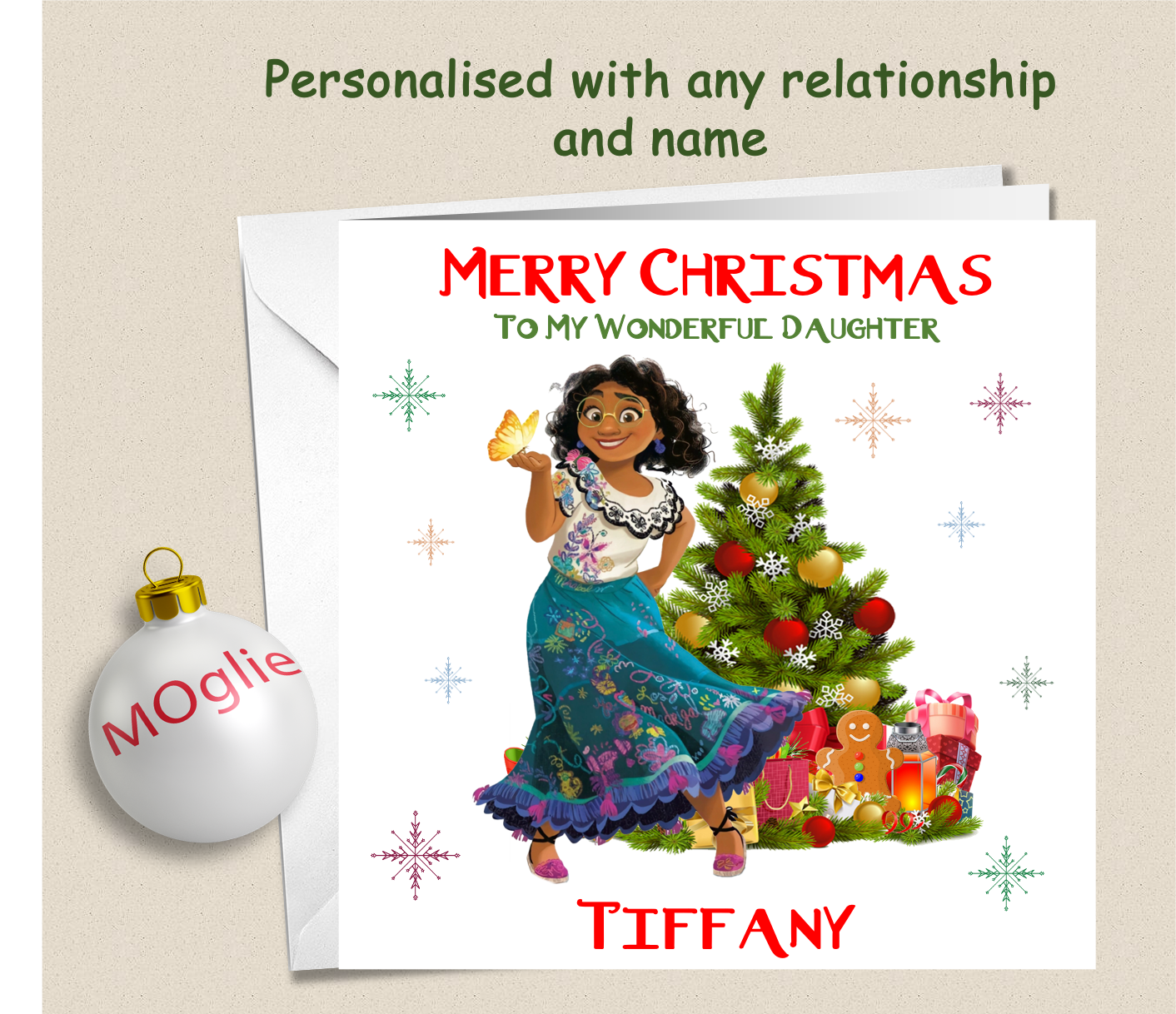 Personalised Encanto Mirabel Christmas Card - ENC2 – MOglie