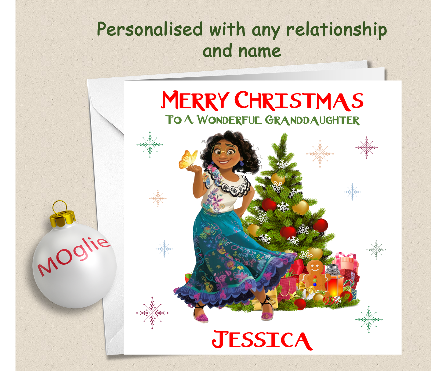 Personalised Encanto Mirabel Christmas Card - ENC2 – MOglie